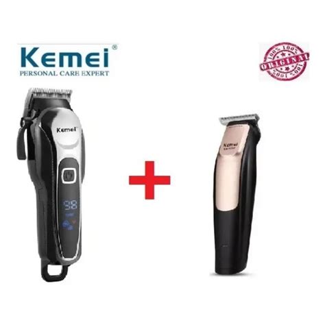 Promoção Kit Maquinas de Cortar Cabelo Profissionais Kemei Km CORDLESS Km Aparador