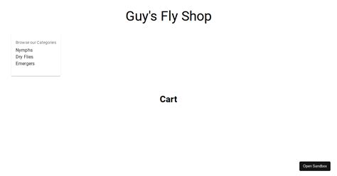 Storefront Codesandbox