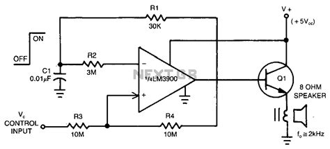 Simple Beeper Sound Circuit Using Ic Ne555 58 Off