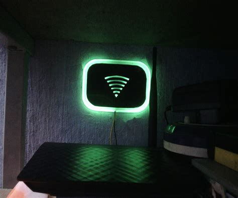Diy Glowing Led Wi Fi Indicator 4 Steps Instructables
