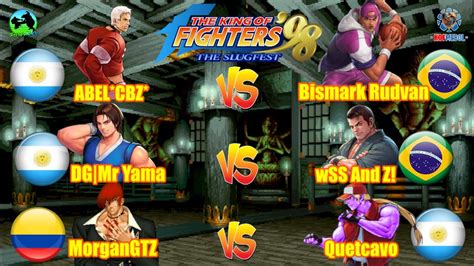 kof 98 abel cbz 🇦🇷 vs bismark rudvan🇧🇷 morgangtz🇨🇴 vs quetcavo🇦🇷 dg mr