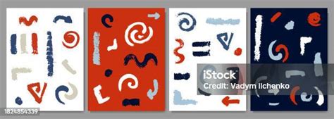 벡터 그림입니다 손으로 그린 배경입니다 멤피스 패턴 패션 50 대 60 대 복고풍 펑키 그래픽 인쇄물 포스터 책 또는 잡지 표지 레이아웃 브로셔를 위한 디자인 요소 현대