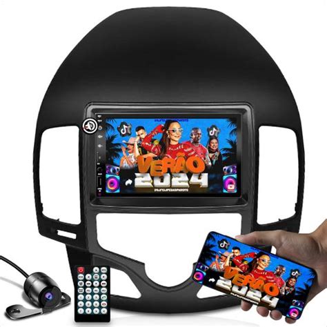 Kit De Central Multimidia Com Espelhamento Ios Android Moldura De 7