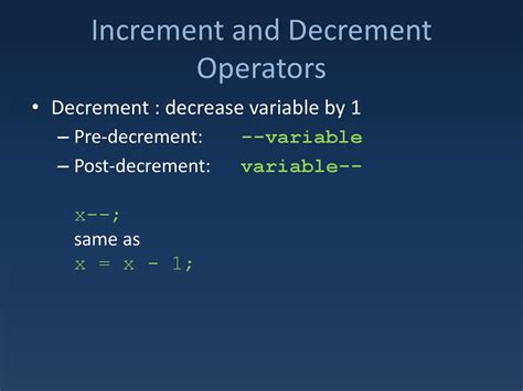 Constants Special Operators Ppt Download