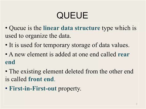 Queue Ppt PPTX