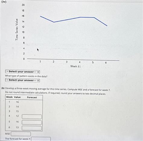 solved time series value time series valueb develop a