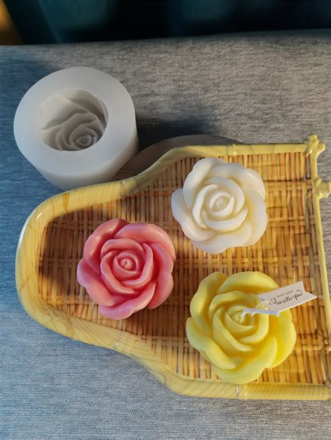 قالب سيليكون Diy بتصميم زهرة قطعة واحدة