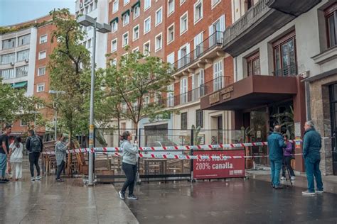 Imágenes Del Día Después Del Incendio En El Restaurante De Madrid