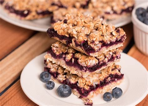 Blueberry Oatmeal Breakfast Bars Recipe Sg