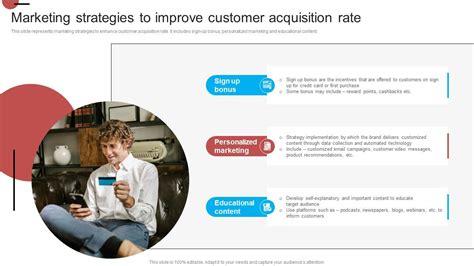 Marketing Strategies To Improve Customer Acquisition Rate Introduction