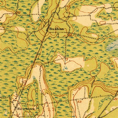 Yemassee Sc 1918 62500 Scale Map By United States Geological Survey Avenza Maps