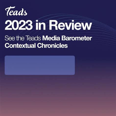 [video] Teads On Linkedin Contextual Contextualtargeting Cookieless Data Trends 2023year