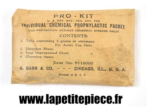 Pro Kit Individual Chemical Prophylactic Packet