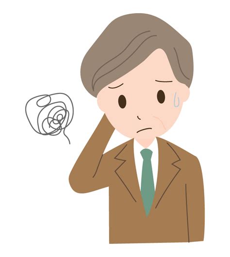 困っている経営者・社長のイラスト 無料のフリー素材 イラストエイト