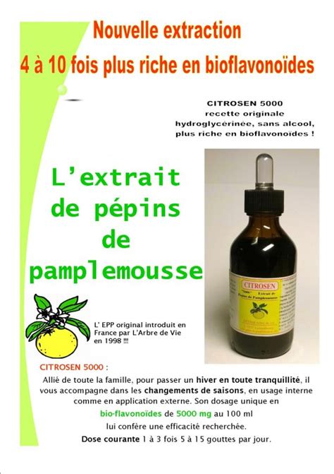 Citrosen Extrait De Pépins De Pamplemousse Concentré