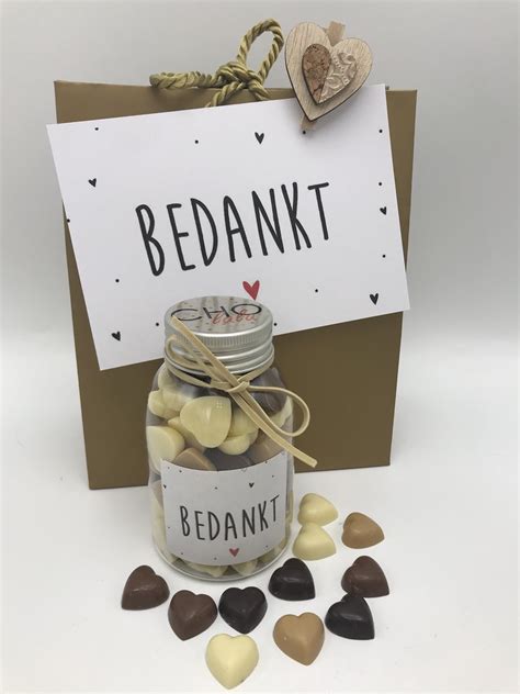 Cho Lala Chocolade Hartjes Cadeau Bedankt Chocoladecadeau 185 Gram Chocolade