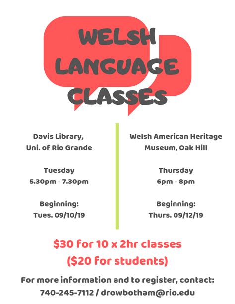 Welsh Classes Are Back Thrilled To Share With You That Our Welsh