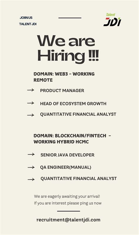Talent Jdi On Linkedin Talentjdi Hotjob Nowhiring