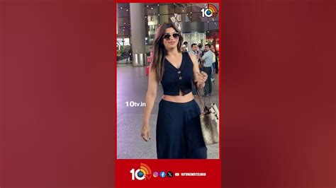Akanksha Puri Spotted At Airport Arrival Akankshapuri 10tvet