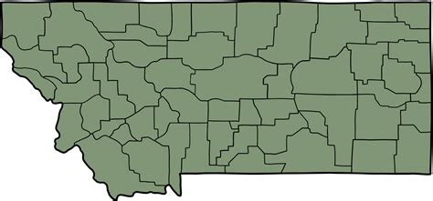 Doodle Freehand Drawing Of Montana State Map 35673742 Png