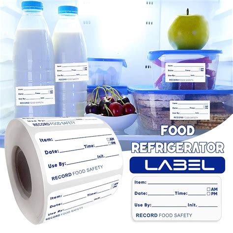 Yftdey Clearance Food Expiration Date Labels Refrigerator
