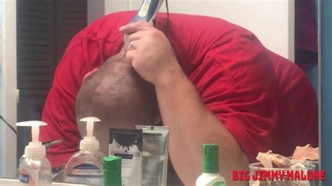 Jimmy Malone Shave Head Red Shirt