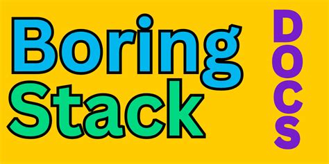 Getting Started The Boring Javascript Stack 🥱