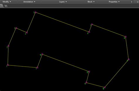 Membuat Koordinat Otomatis Pada Autocad Dengan Block Attribute ~ Kampus