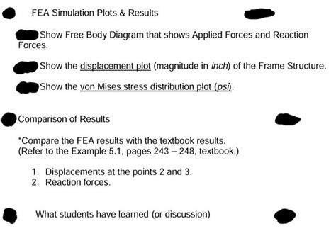 Solved Help Me With The FEA Results Of This Problem Use Chegg