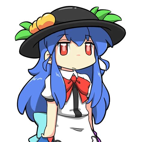 Hinanawi Tenshi Touhou Drawn By Rakkidei Danbooru