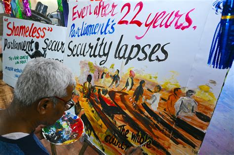 Security Breach Rocks Indian Parliament On Terror Attack Anniversary