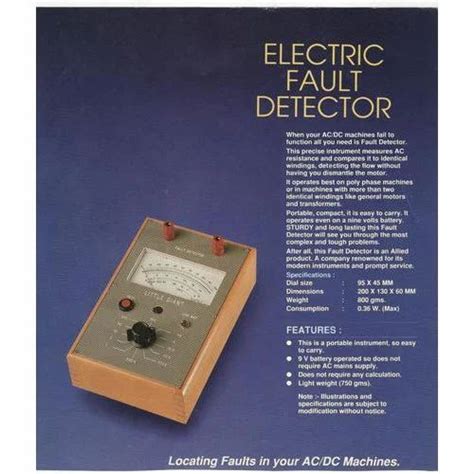 0 36W Electric Fault Detector At Rs 10500 Fault Locators In Vadodara ID 6802223948