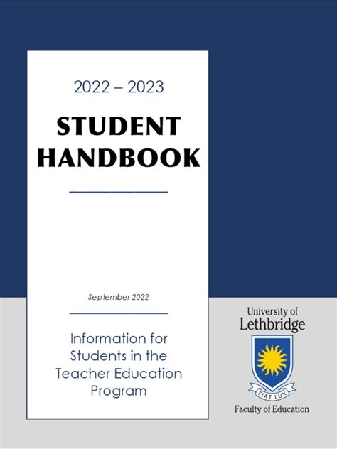 Student Handbook Pdf