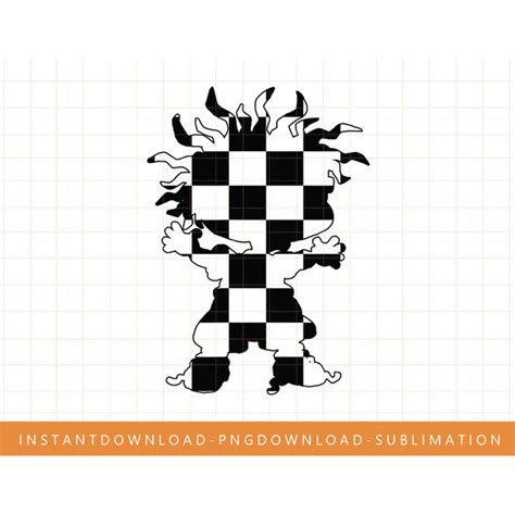 Rugrats Chuckie Checkerboard Fill In Png Sublimate Digital Inspire
