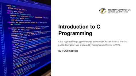 Ppt Introduction To C Programming Powerpoint Presentation Free