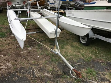 14ft Catamaran With Trailer All Registered Selling Cheap For Sale