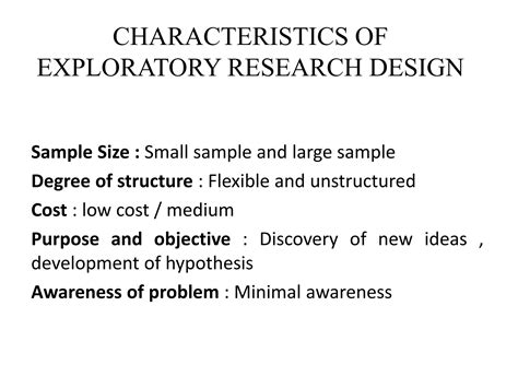 Exploratory Research Design Pptx