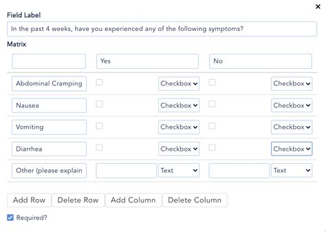Using Matrix Fields In Form Builder Healthie Software Support