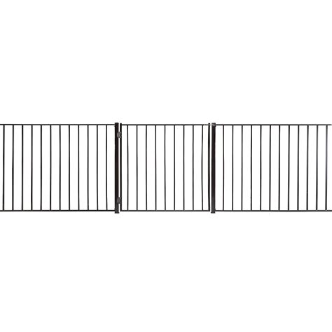 Monroe 3 Ft H X 3 Ft W Powder Coated Steel Flat Top Decorative Walk