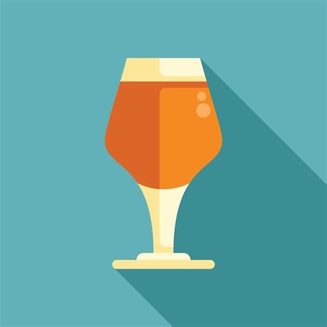 Premium Vector Glass Of Beer With Foam Showing Alcohol Content