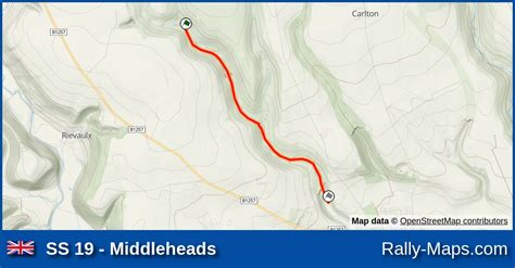 Ss 19 Middleheads Stage Map National Breakdown Rally 1987 Brc 🌍