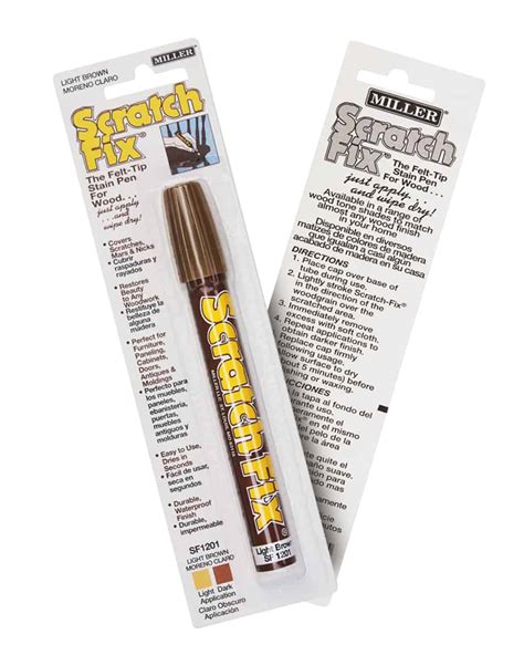Scratch Fix Pen Light Brown Furniture Touch Up Pen Aussie Furniture Care