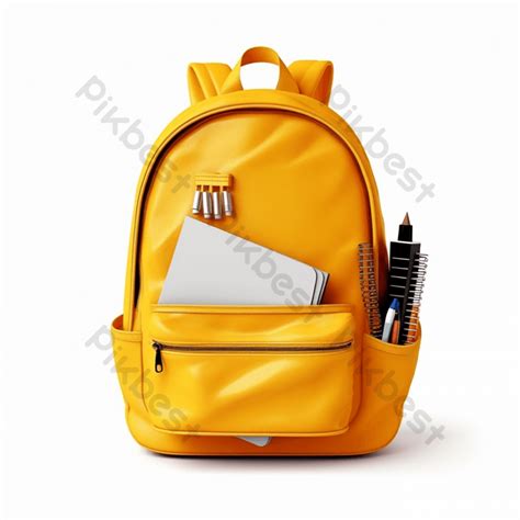 Yellow School Bag Png Images Psd Free Download Pikbest