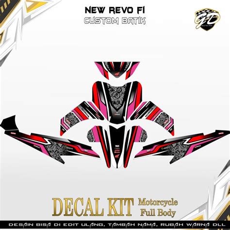 Decal Revo Fit Injeksi Full Body Stiker Revo Fit Injeksi Full Body Decal Revo FI Full Body