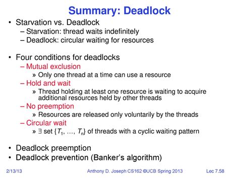 Cs162 Operating Systems And Systems Programming Lecture 7 Semaphores