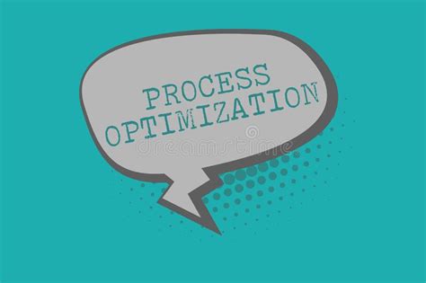 Conceptual Hand Writing Showing Process Optimization Business Photo