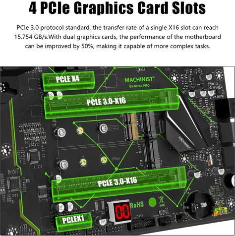Machinist Placa Base Atx Lga 2011 V3 Placa Base Para Juegos X99 Con