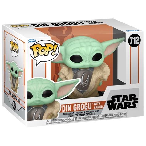 Funko POP 712 Star Wars The Mandalorian Din Grogu With Armour