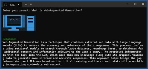Web Augmented Generation Equill Labs