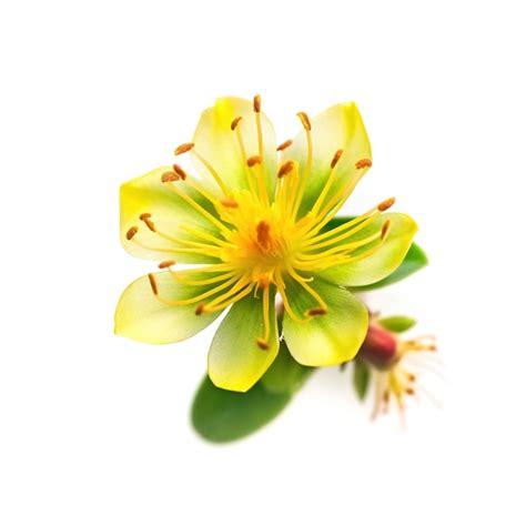 Premium Ai Image Close Up Hypericum Flower
